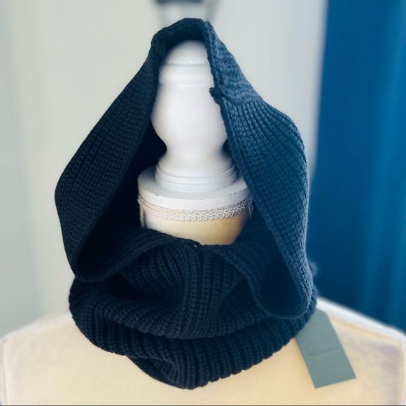 All Saints | Accessories | Allsaints Hooded Snood Head Scarfhat Wool ...